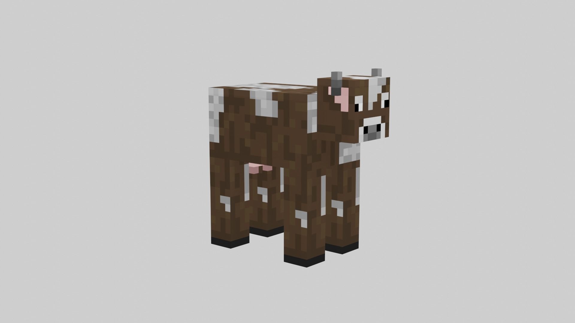 3D model Minecraft Cow Rigged VR / AR / low-poly | CGTrader