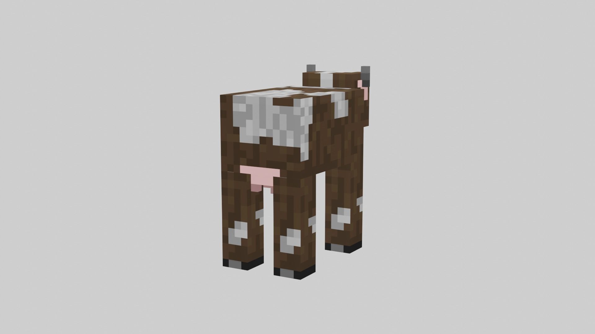 3D model Minecraft Cow Rigged VR / AR / low-poly | CGTrader