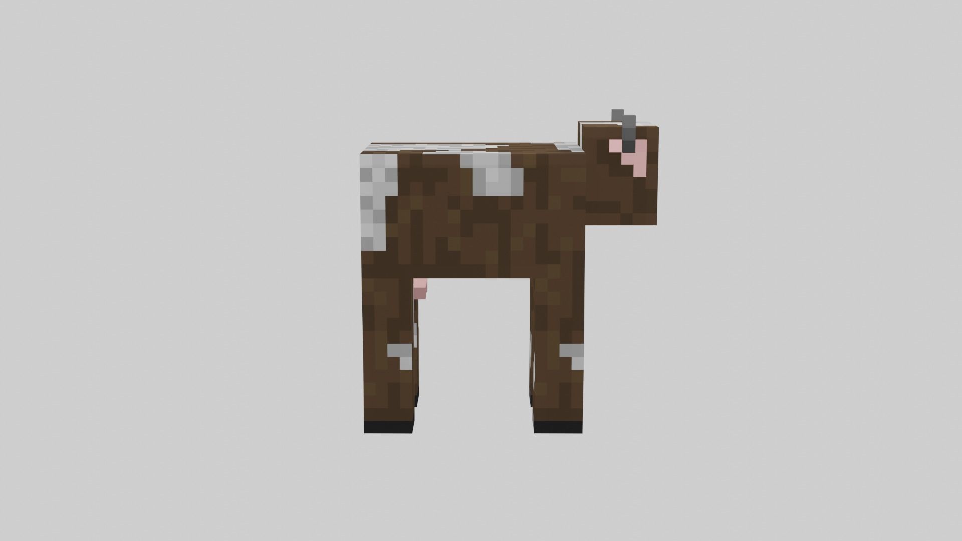 3D model Minecraft Cow Rigged VR / AR / low-poly | CGTrader