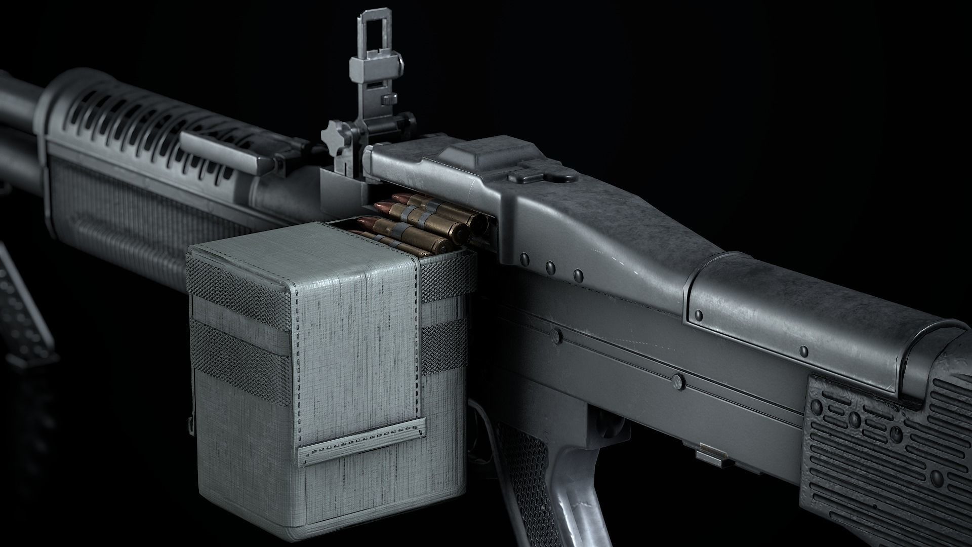 3D model Game Ready M60 machine gun VR / AR / low-poly | CGTrader