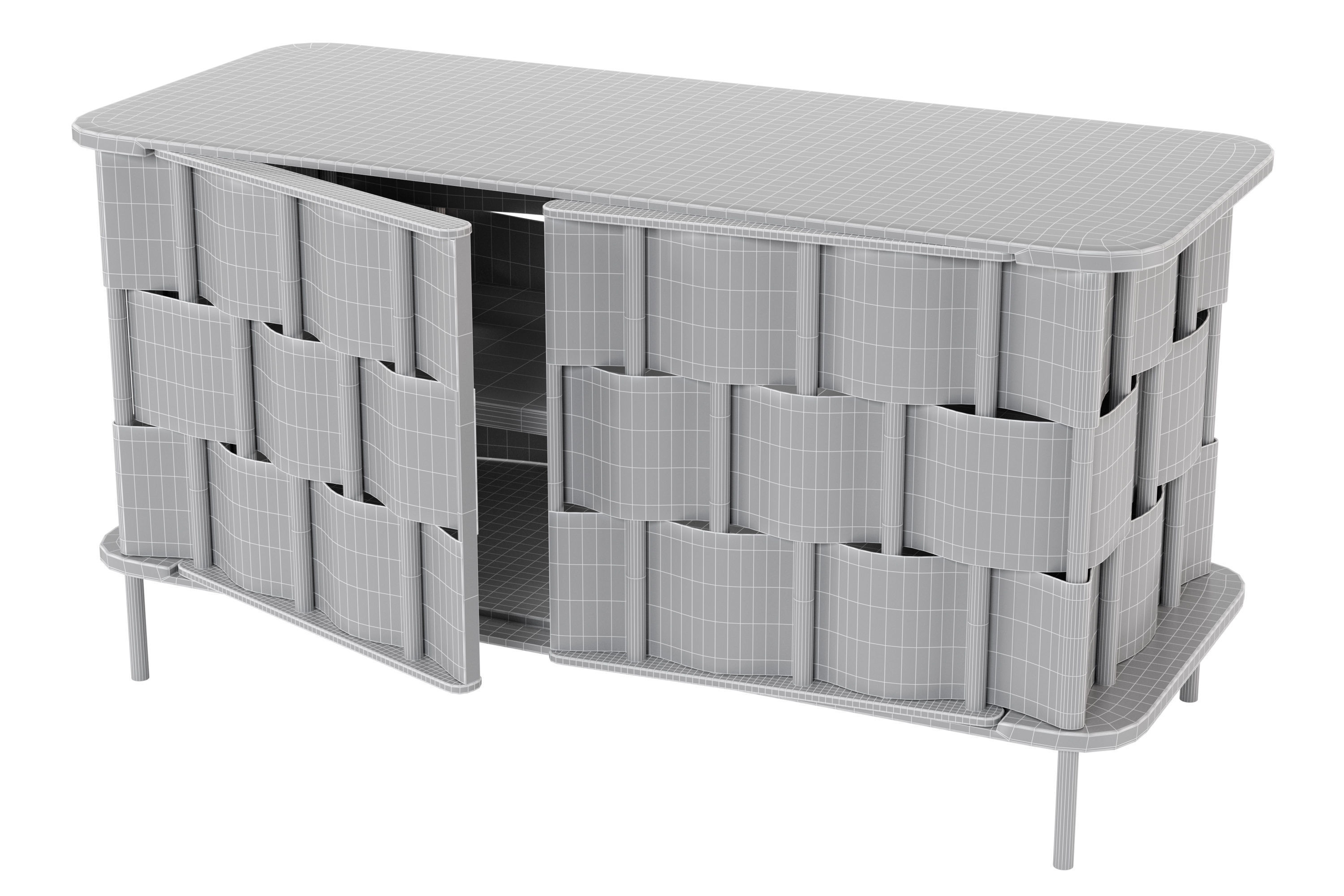 Weave Cupboard 3D model | CGTrader