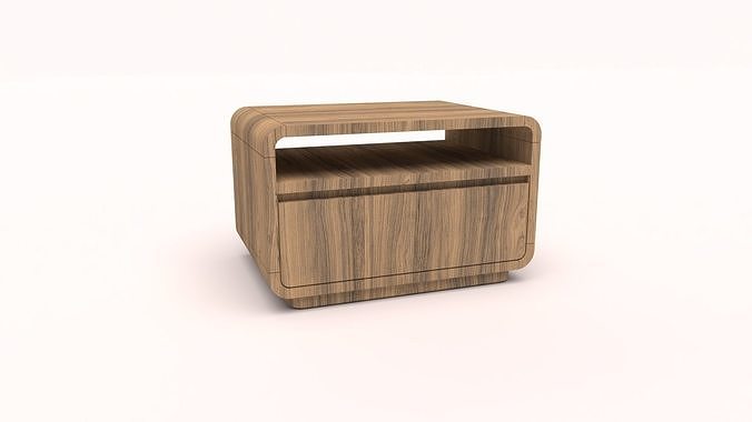 Wooden Night Stand 3d Model free 3D model | CGTrader