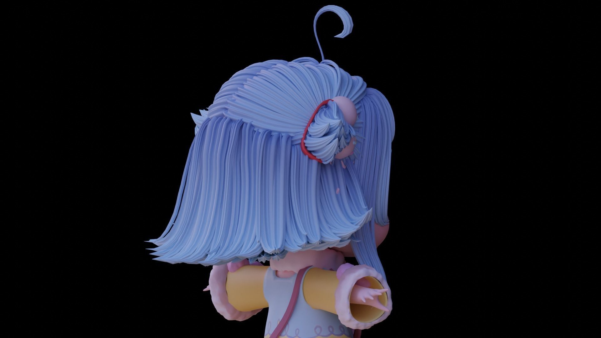 Chibi Character - Ready to rig 3D model | CGTrader