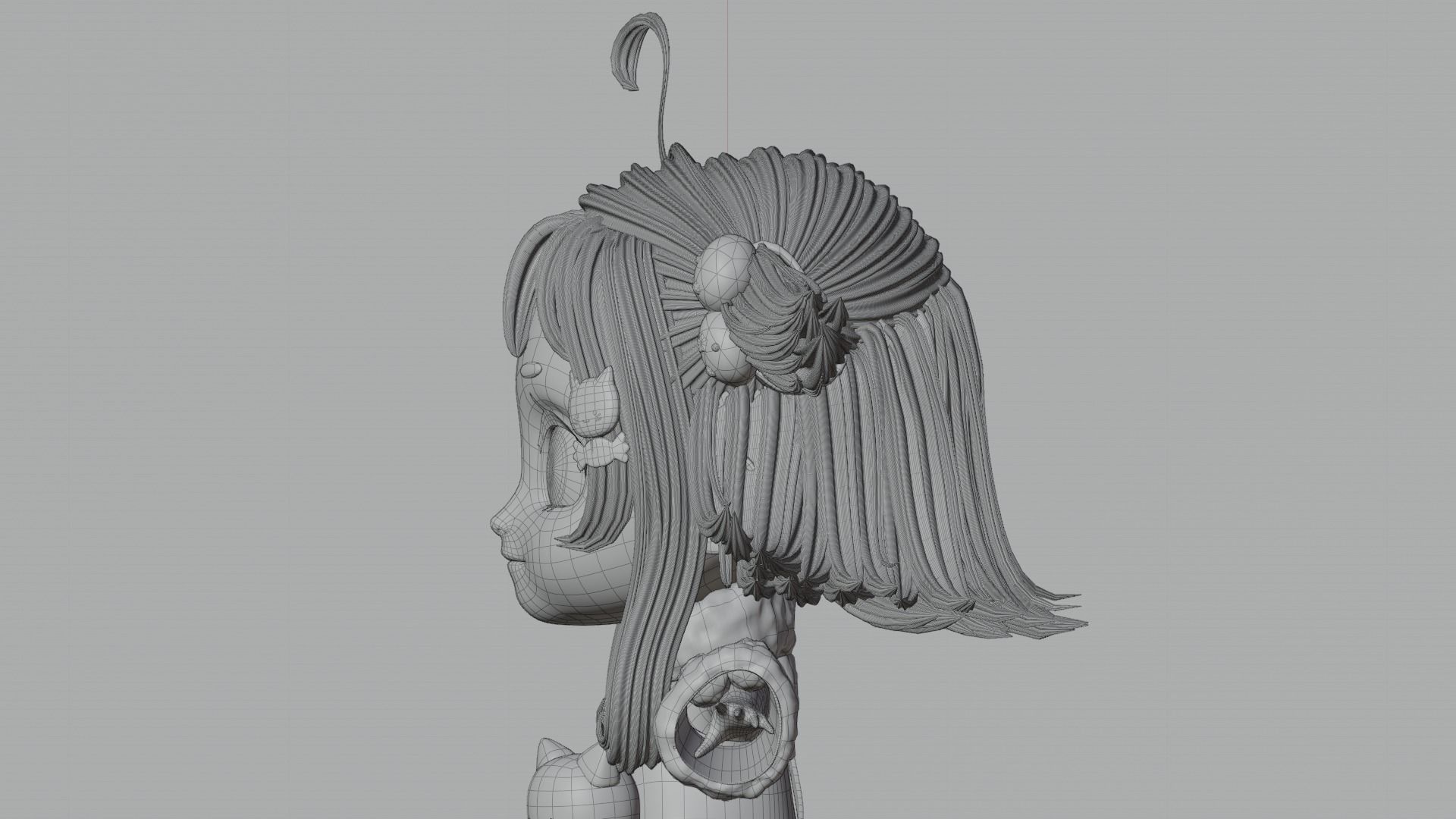 Chibi Character - Ready to rig 3D model | CGTrader