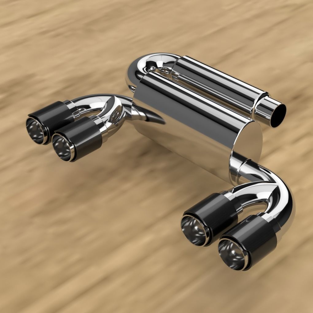 1to10 RC Exhaust Set - 3D print model with all Files 3D model 3D ...