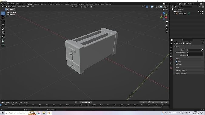 toaster free 3D model | CGTrader