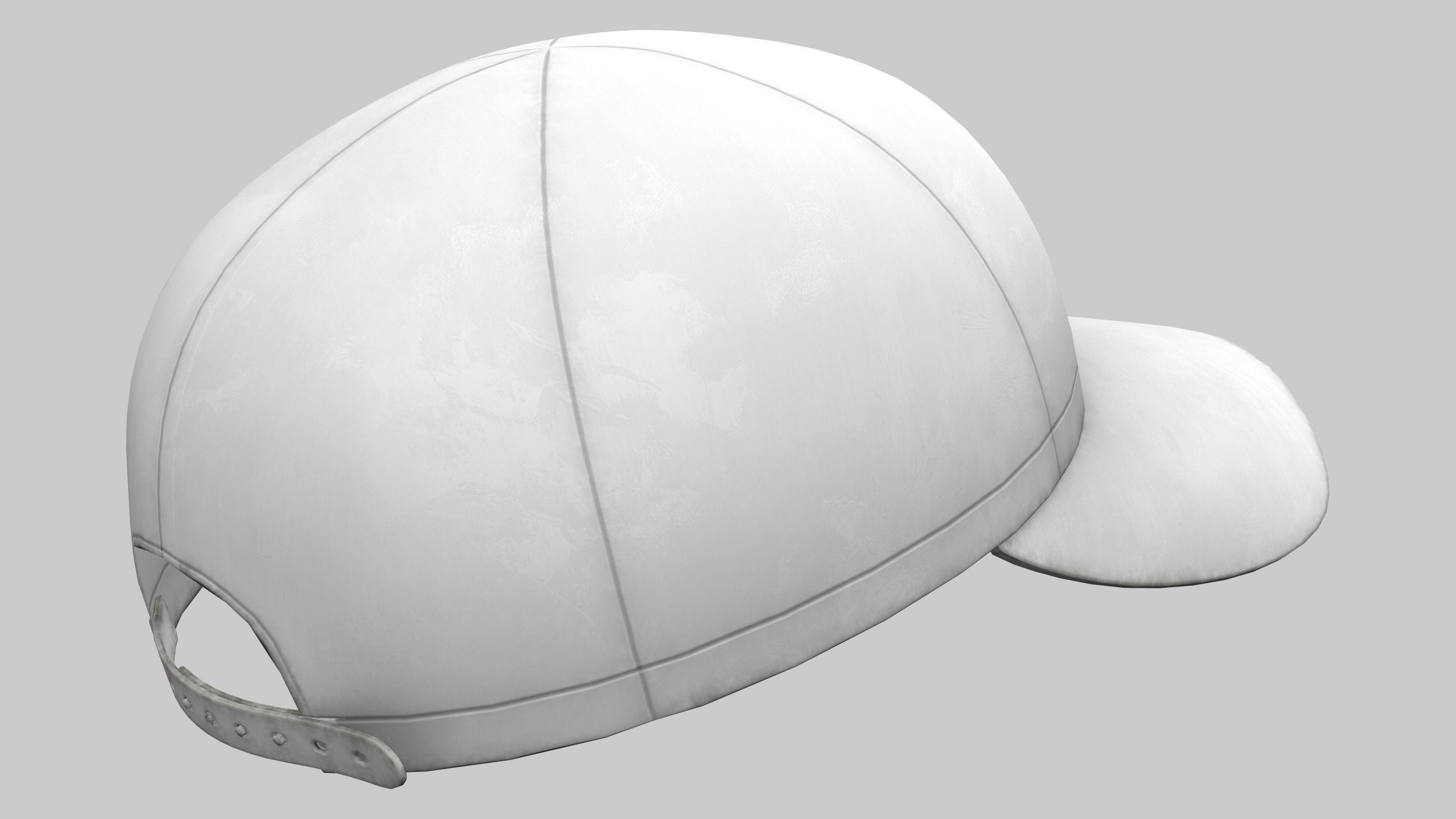 3D model White Golfer Cap Hat VR / AR / low-poly | CGTrader