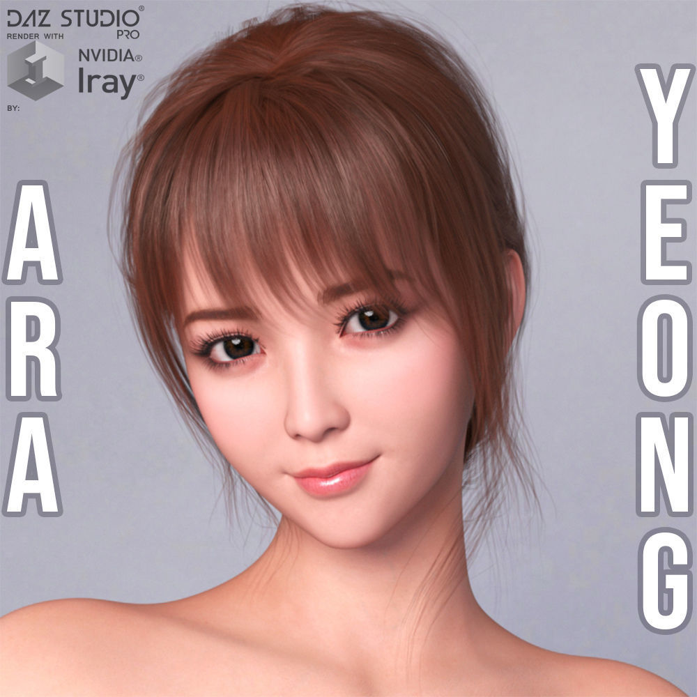 Ara Yeong For Genesis 81 Female - DAZ3D Asian - 3D model animated rigged | CGTrader