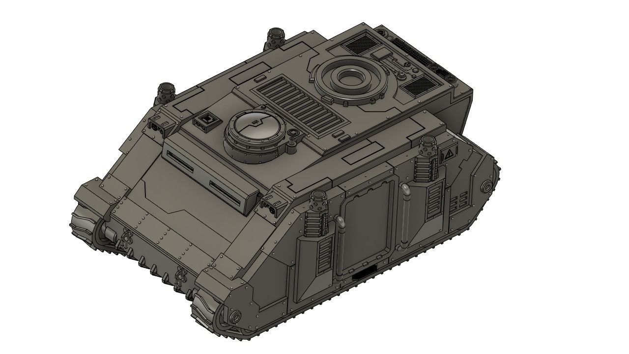 RHINO MK XIX MODULAR VECHICLE 3D model 3D printable | CGTrader