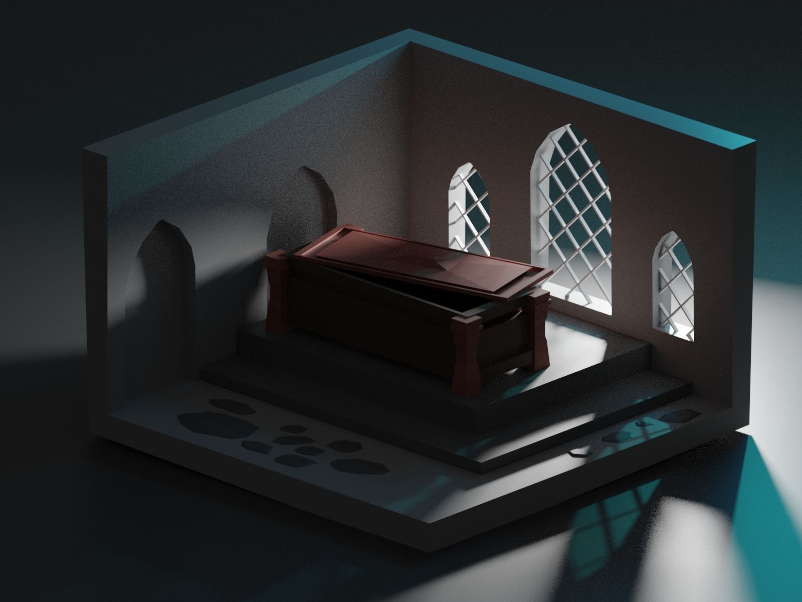 3D model tomb of princess Adda VR / AR / low-poly | CGTrader
