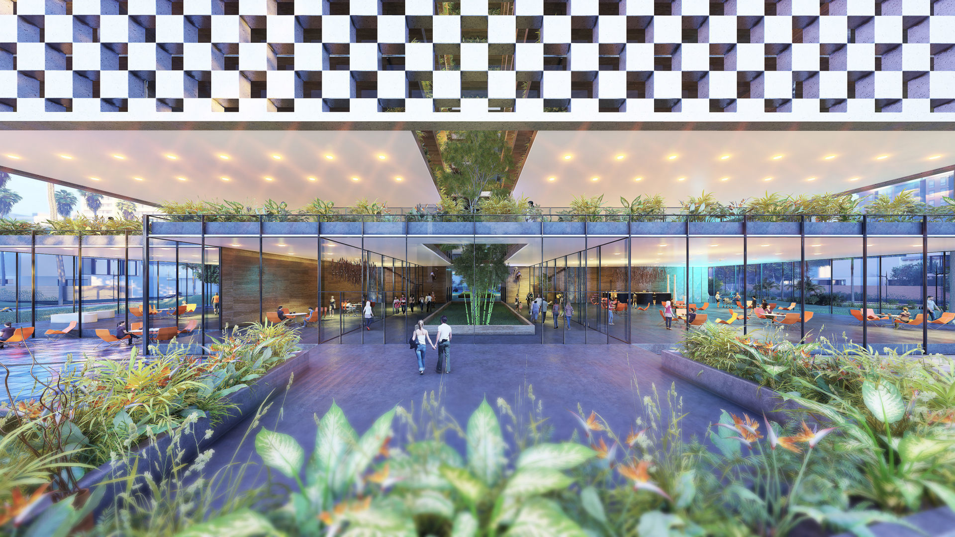 Tower in a city FULL Residential building Revit Lumion 3D model | CGTrader