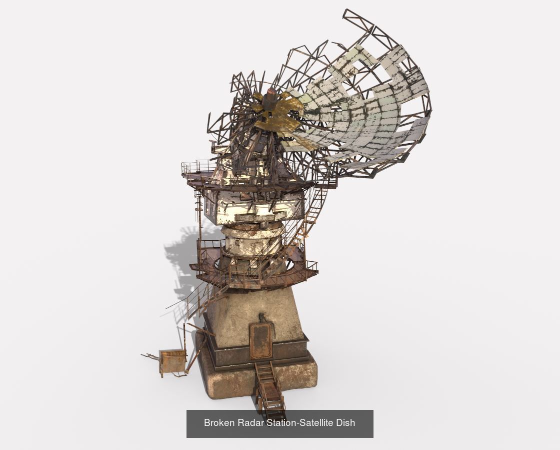 3D Model Collection Post-Apocalyptic Objects VR / AR / low-poly | CGTrader