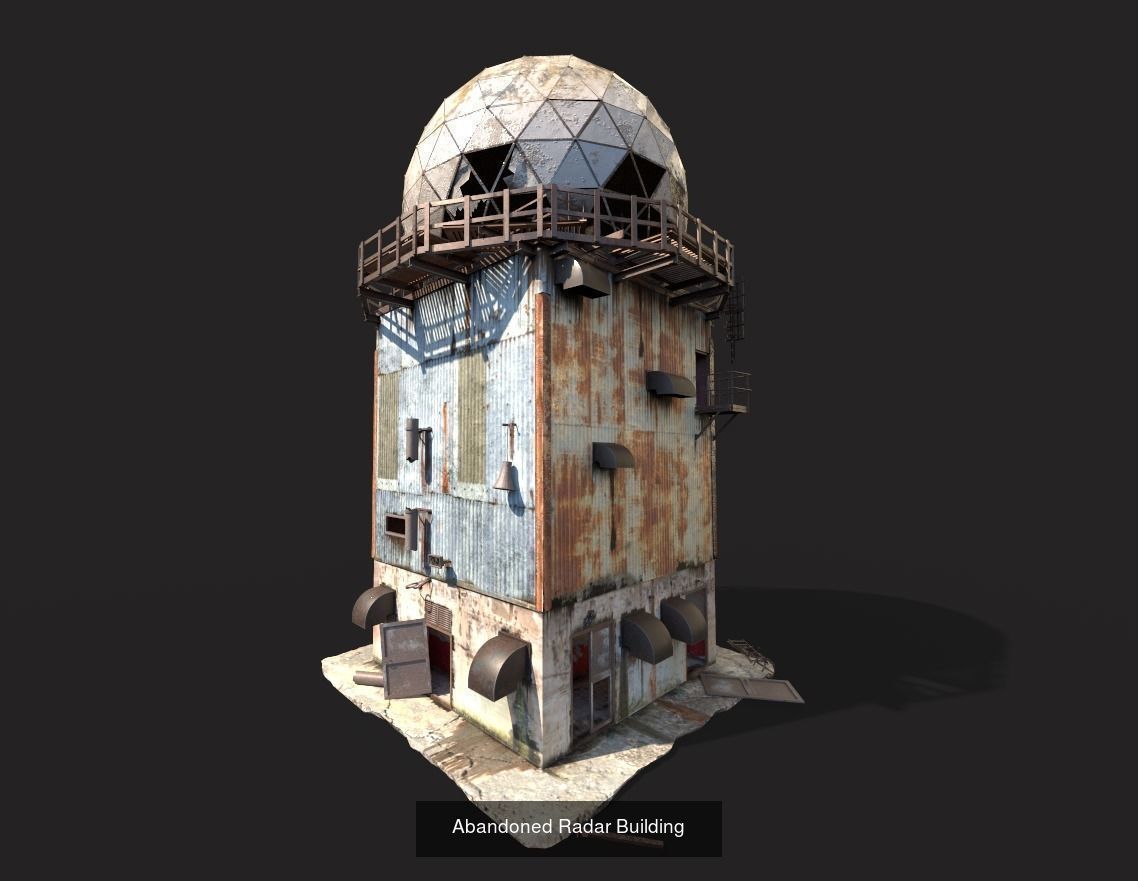 Abandoned Structures 3D Model Collection | CGTrader