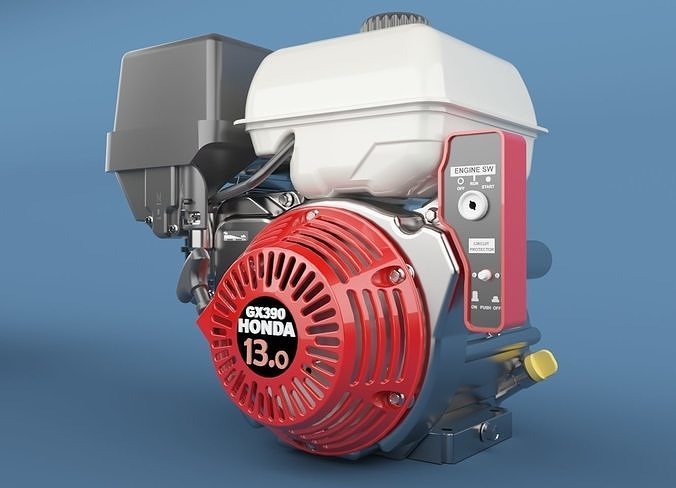 Honda Engine 3D model | CGTrader