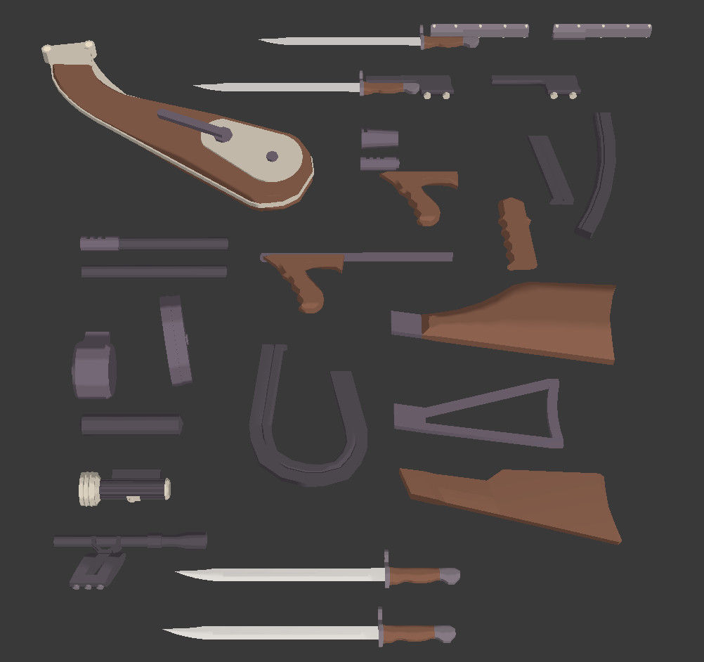 3D model Sentinel Series M1911 VR / AR / low-poly | CGTrader