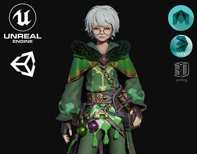 3D model Min Man VR / AR / low-poly | CGTrader