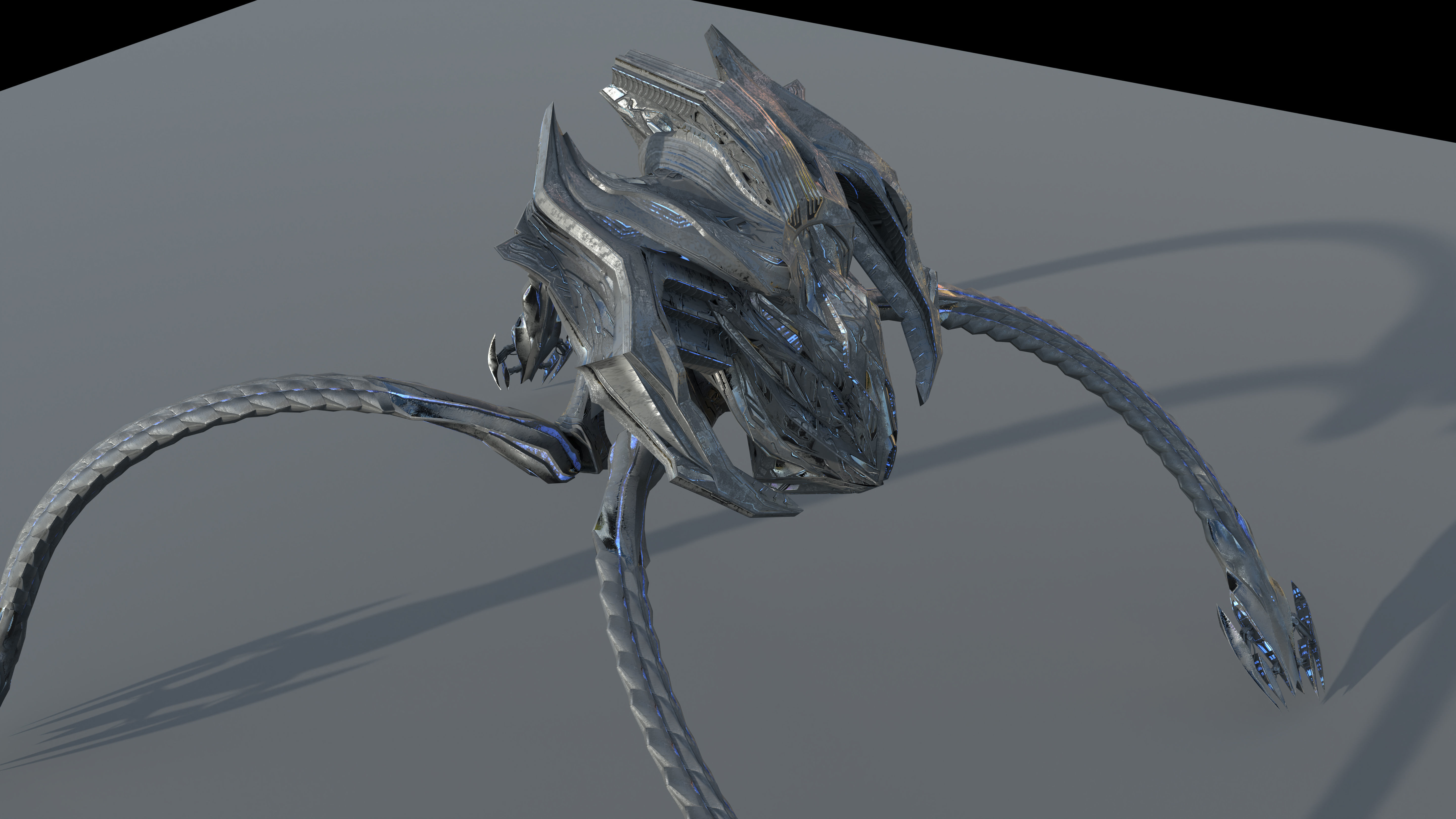 Scifi alien 3D model | CGTrader