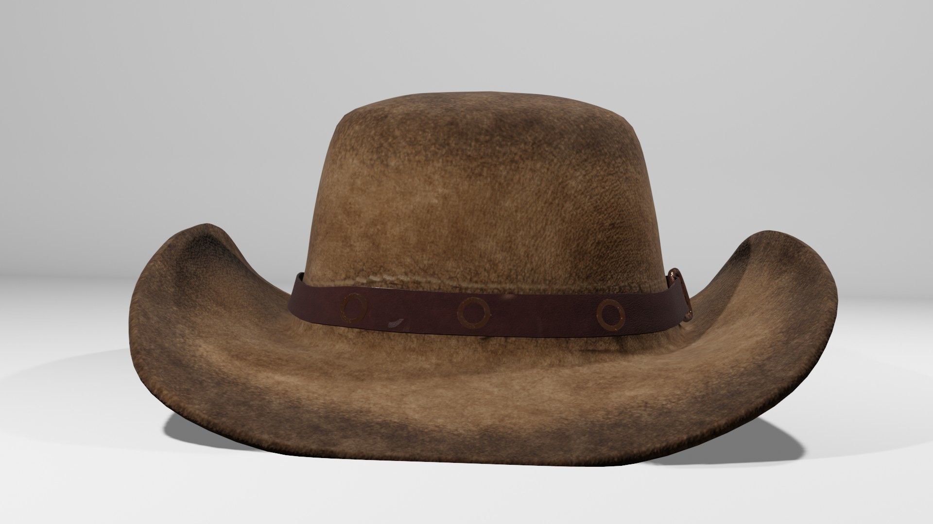 3D model cowboy hat VR / AR / low-poly | CGTrader