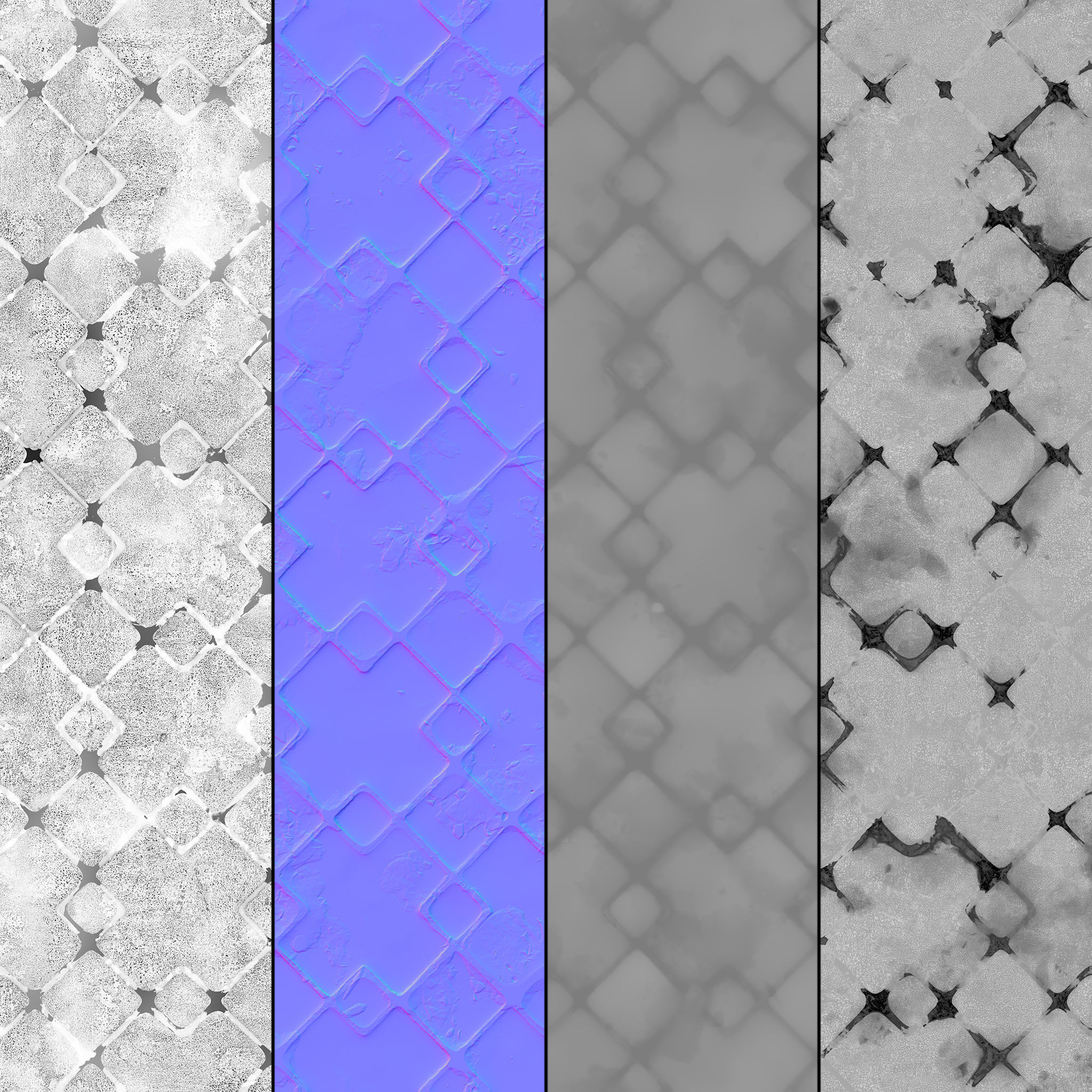 Texture Mrf Wet Pavement Set07 VR / AR / low-poly | CGTrader