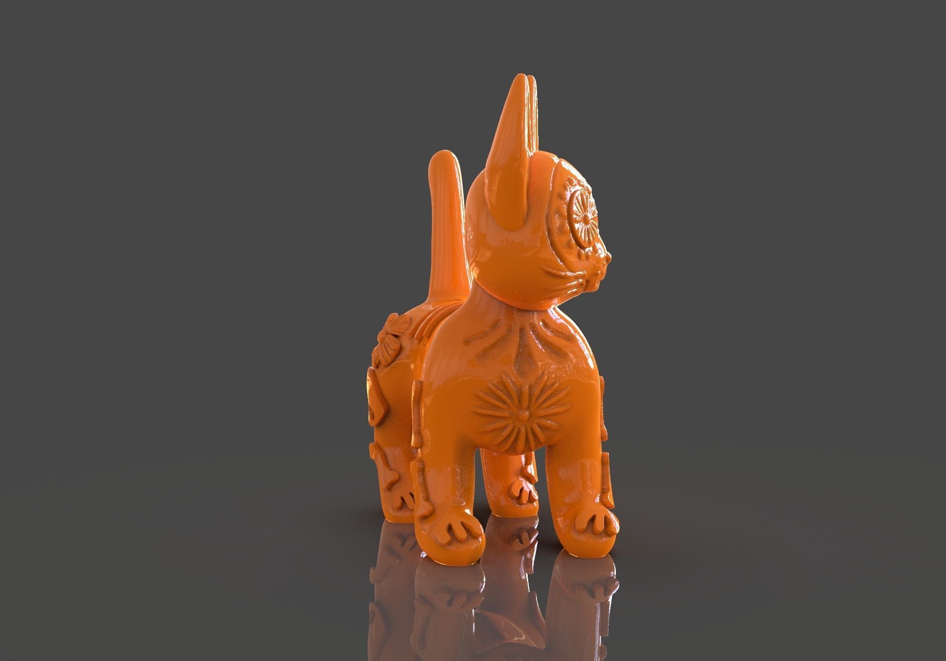 Day of the Dead Cats 3D model 3D printable | CGTrader