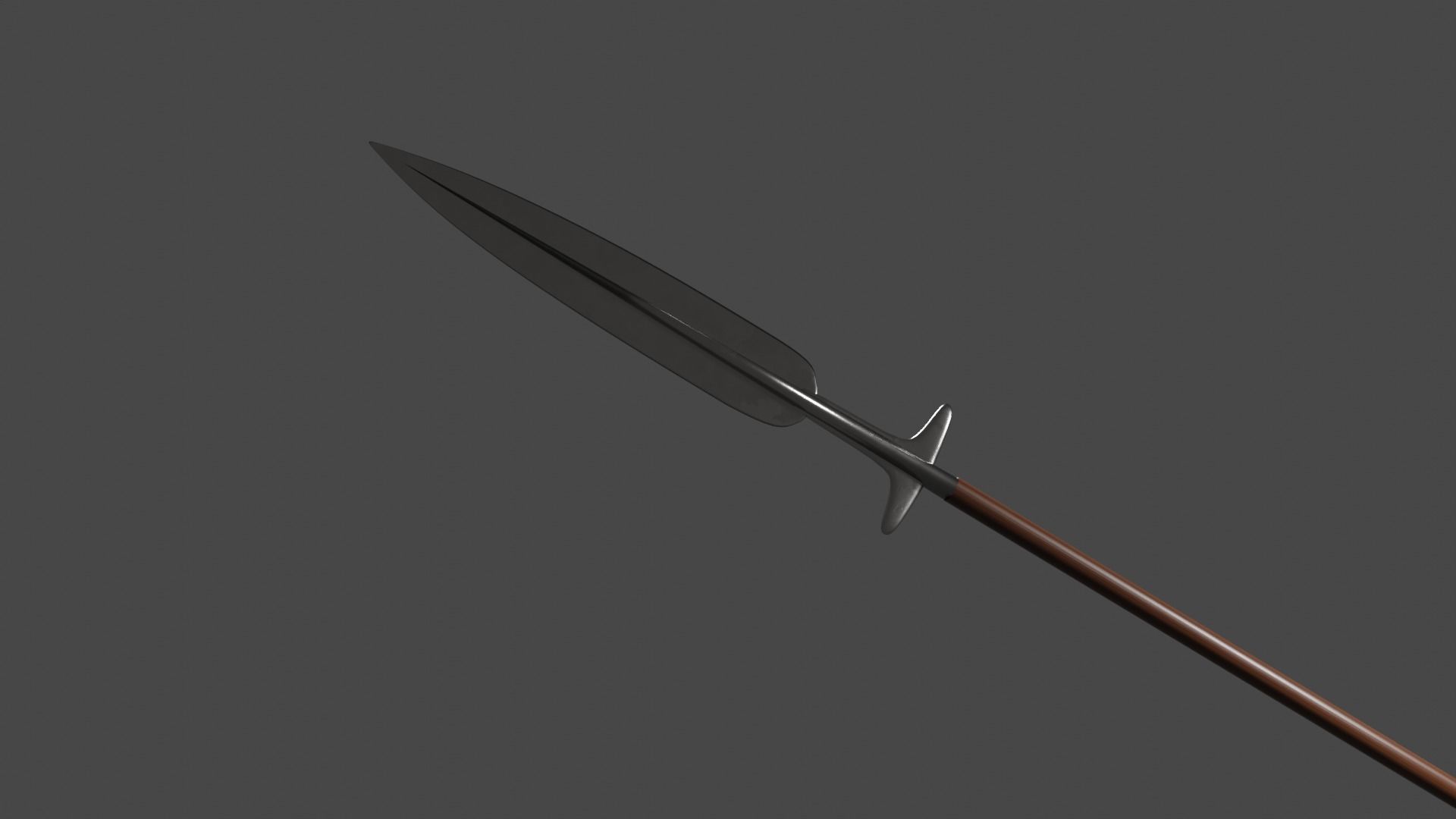 Medieval style long boar spear free VR / AR / low-poly 3D model | CGTrader