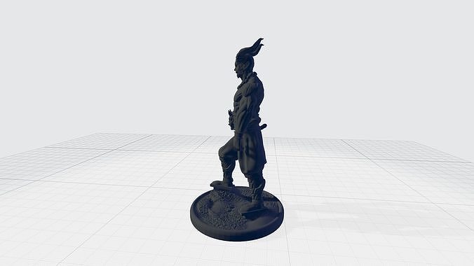 Oni Warrior 3d model 3D model 3D printable | CGTrader