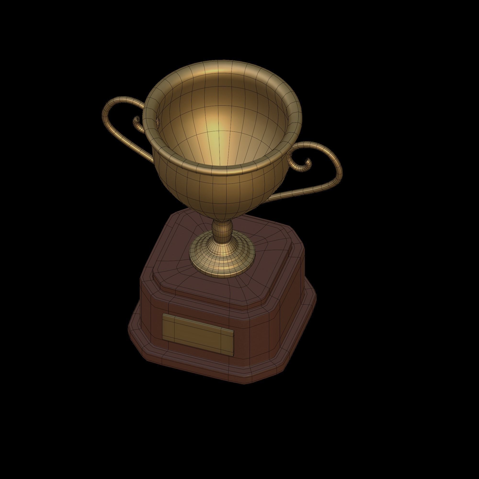 Trophy - stylized icon 3D model | CGTrader