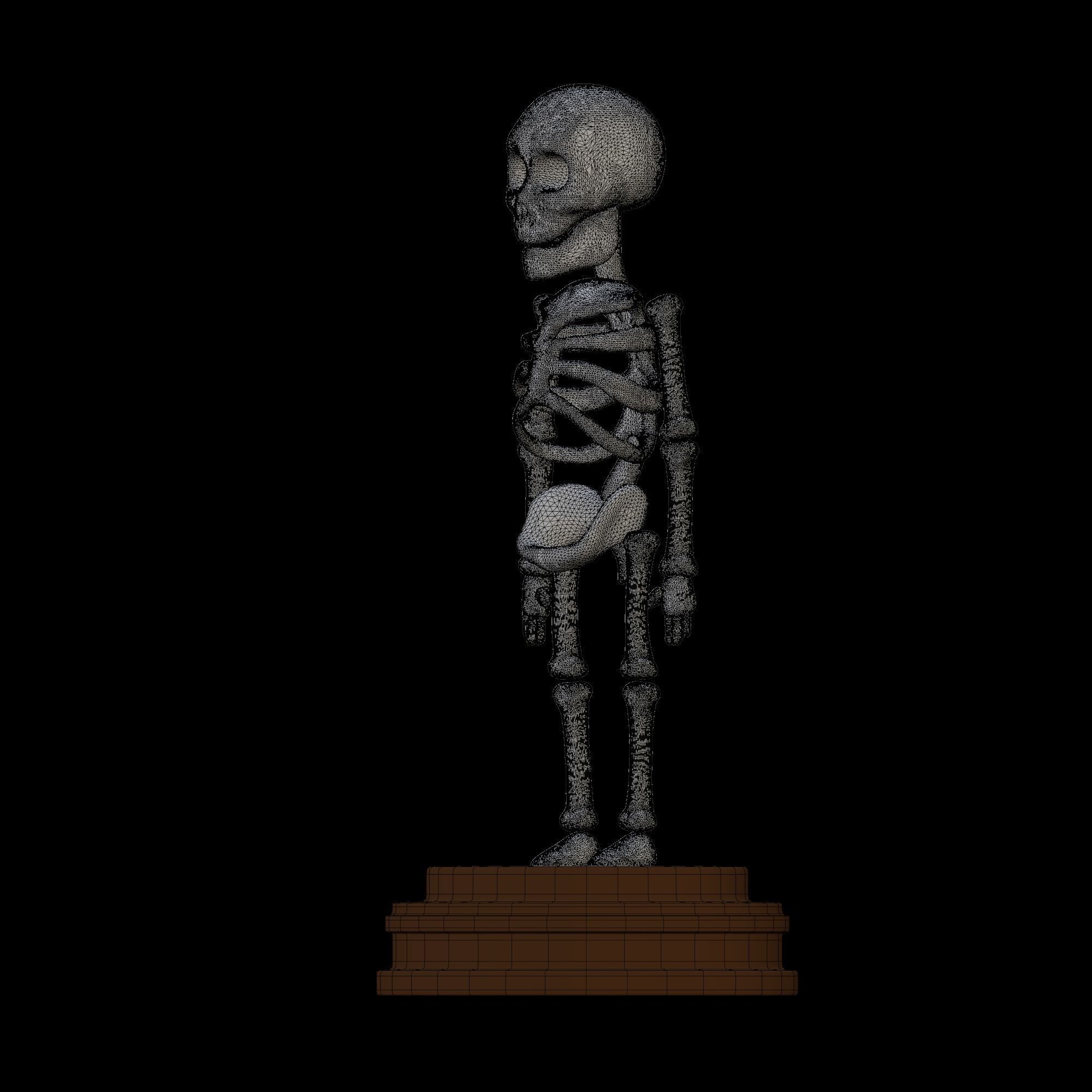 Skeleton - stylized icon 3D model | CGTrader
