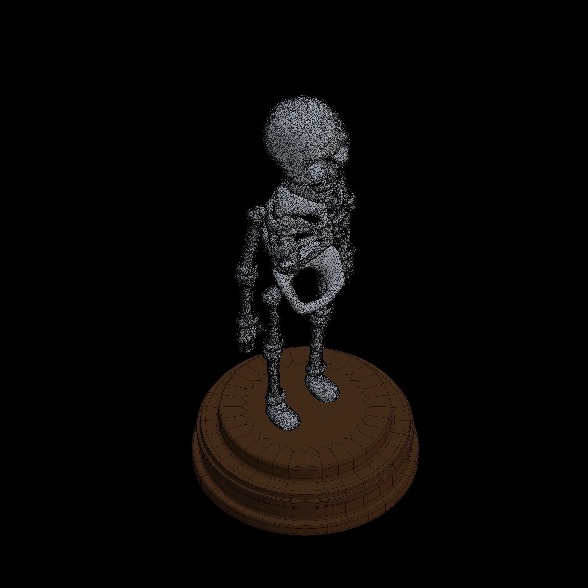 Skeleton - stylized icon 3D model | CGTrader