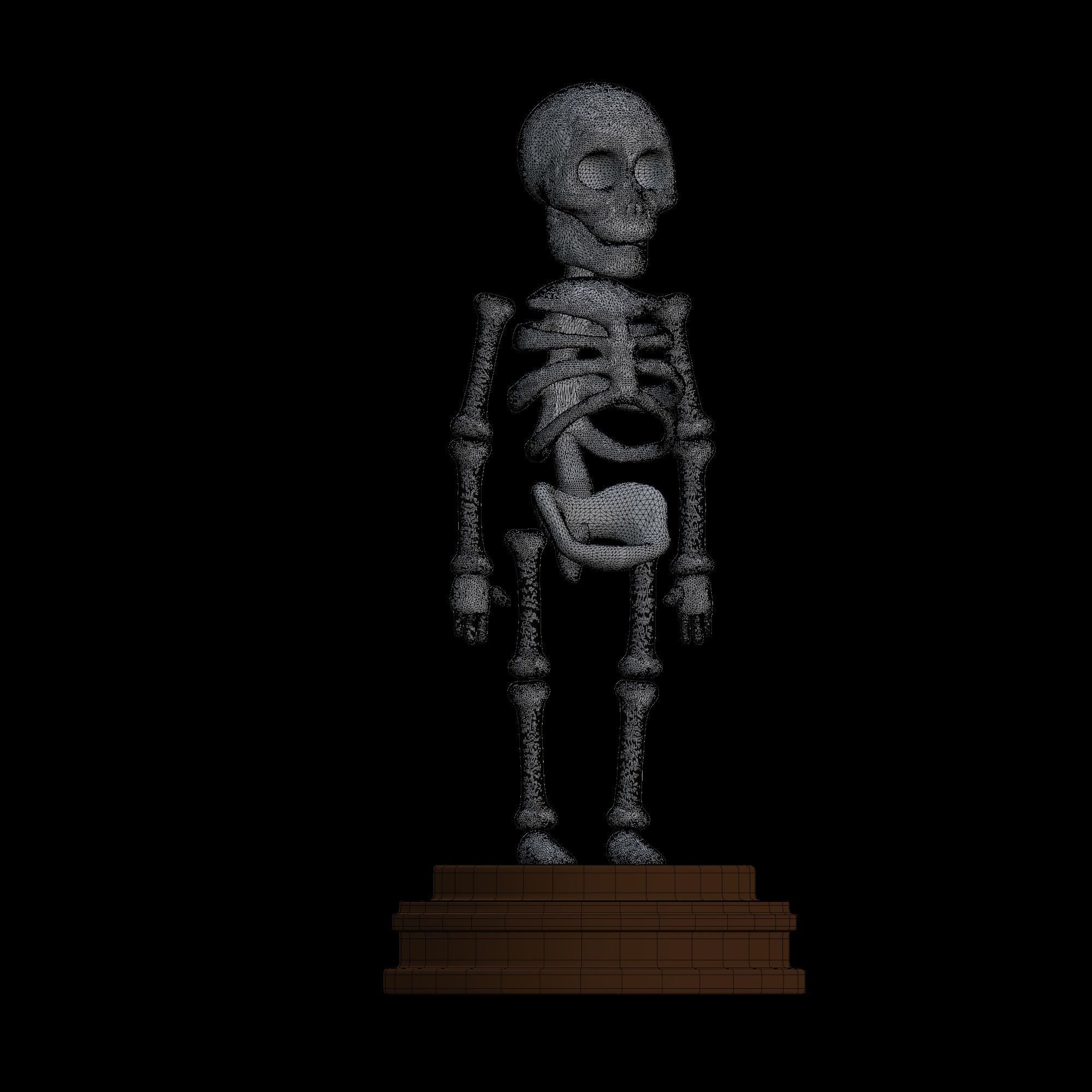 Skeleton - stylized icon 3D model | CGTrader