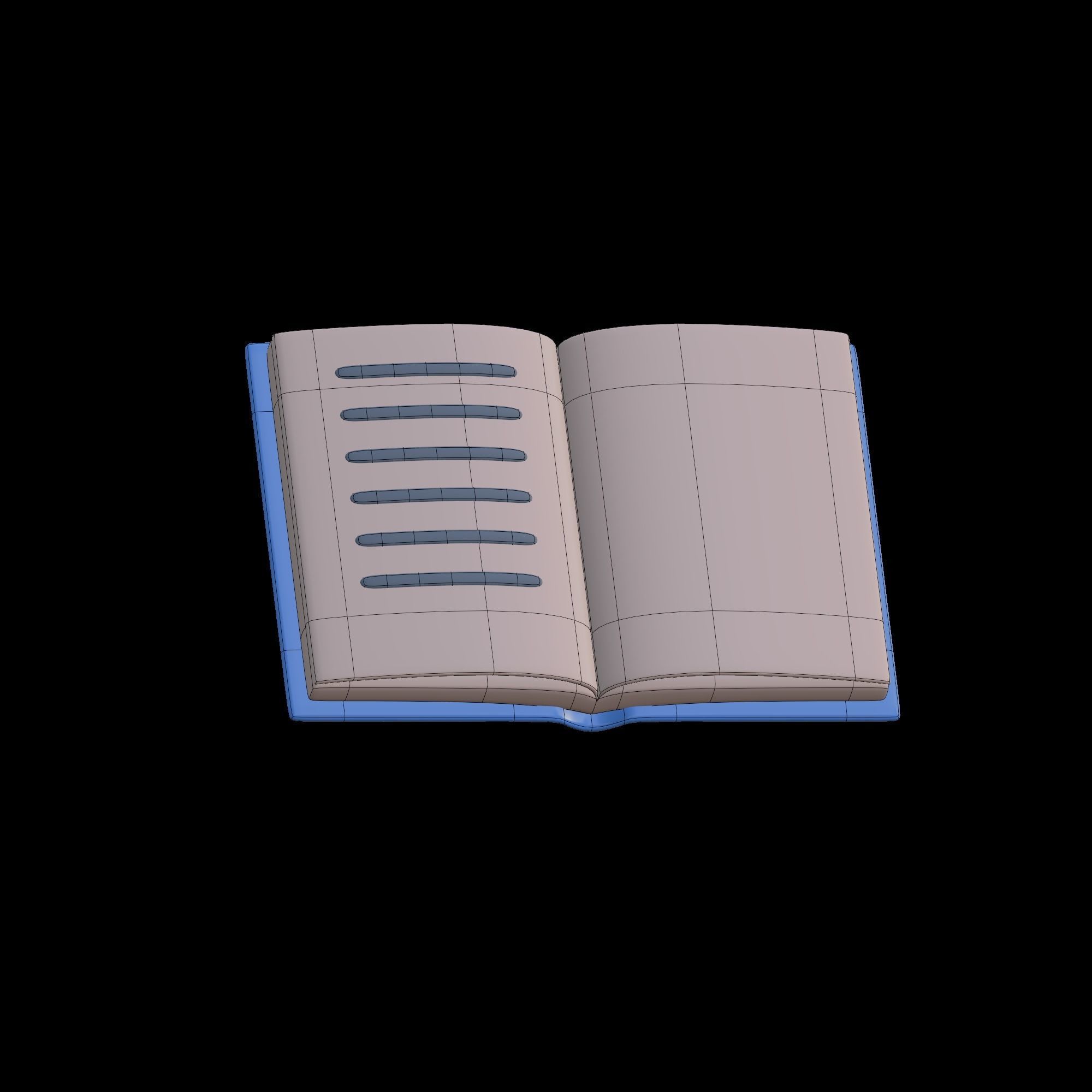Notebook - stylized icon 3D model | CGTrader