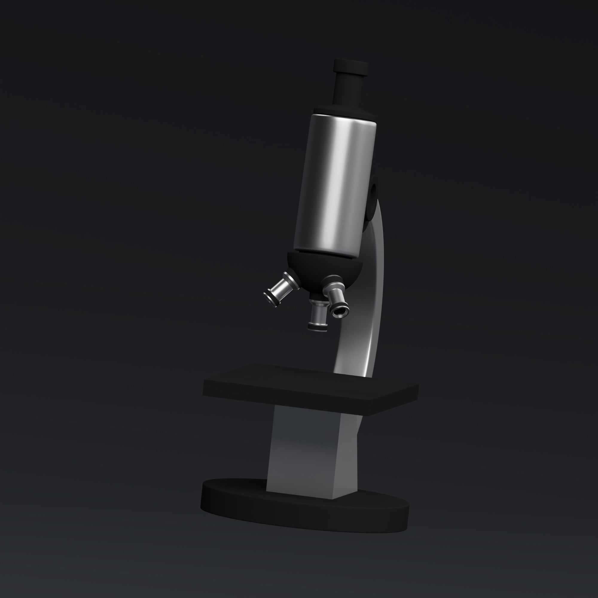 3D model Microscope - stylized icon VR / AR / low-poly | CGTrader