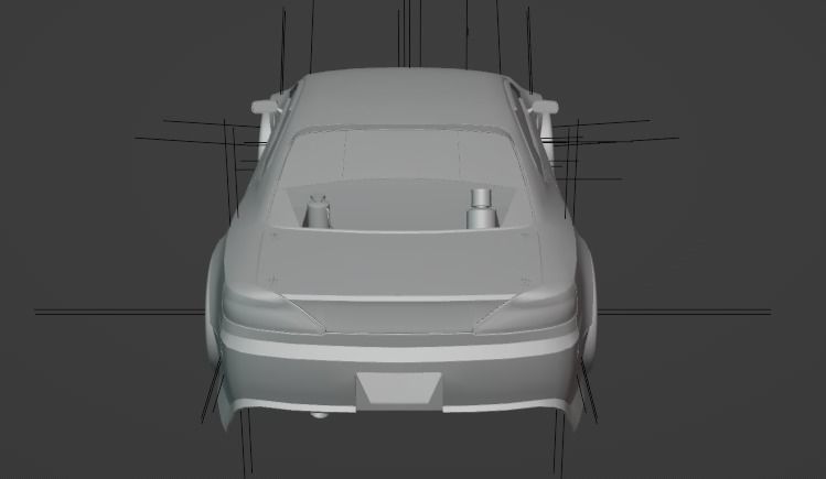 Nissan Silvia S15 Drift 3D model rigged | CGTrader