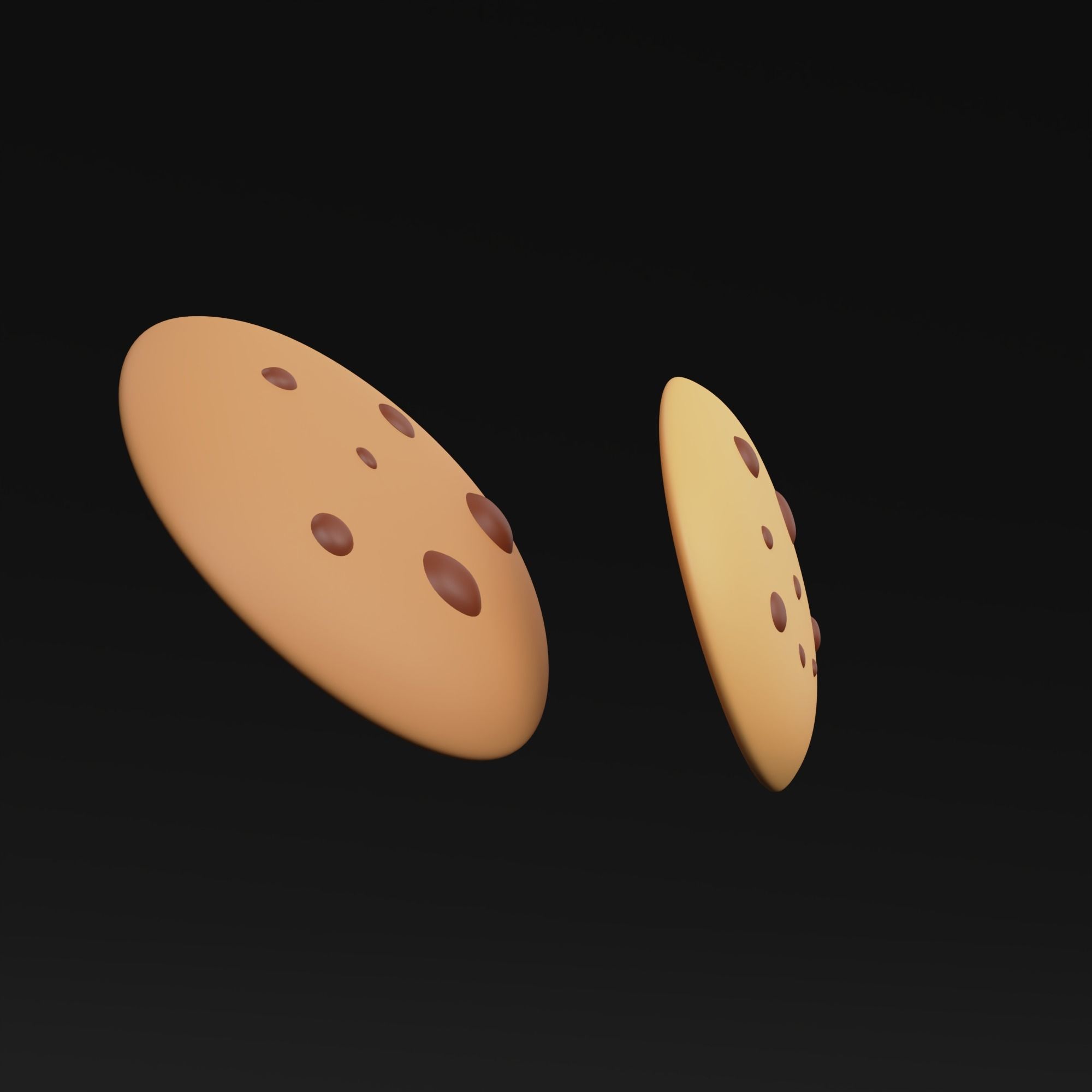 Cookies - stylized icon 3D model | CGTrader