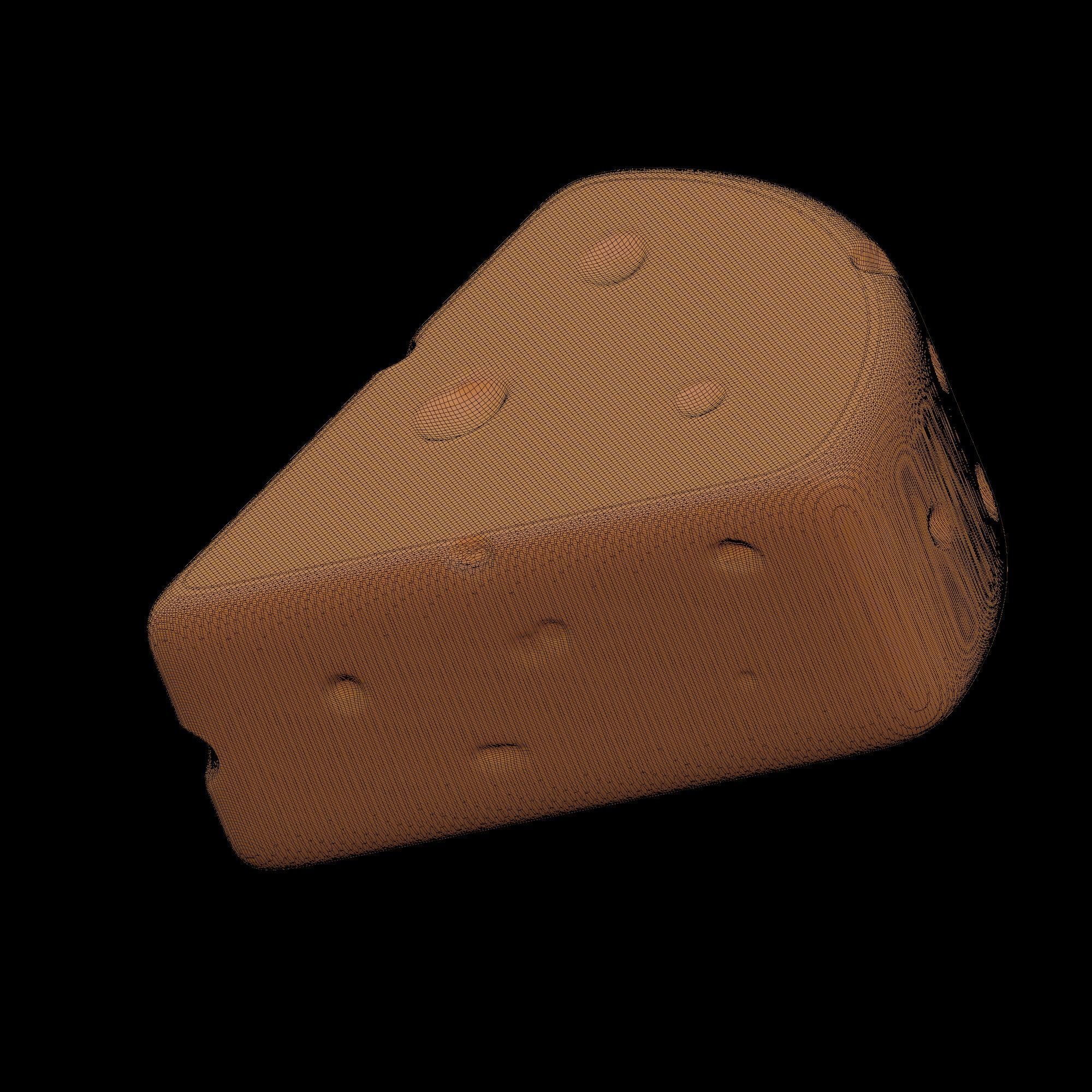 Cheese - Stylized Cartoon 3D icon 3D model | CGTrader