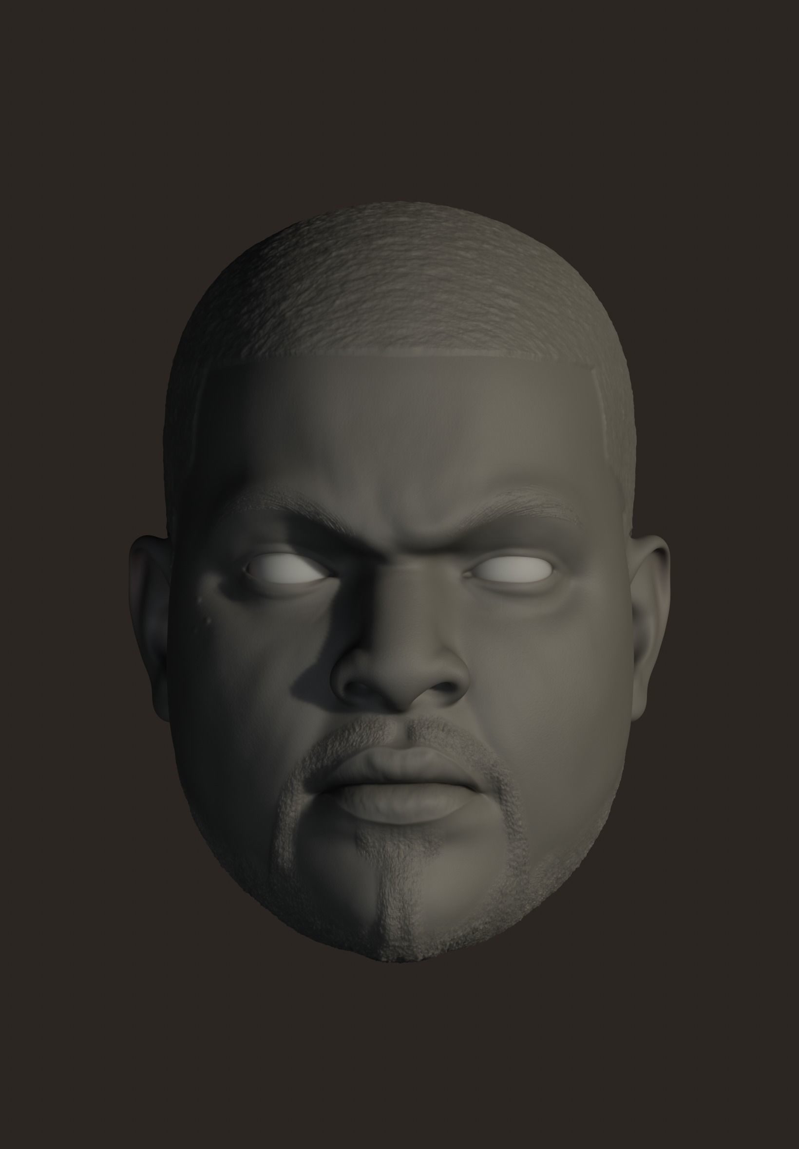 Ice Cube Head Sculpt 3D model 3D printable | CGTrader