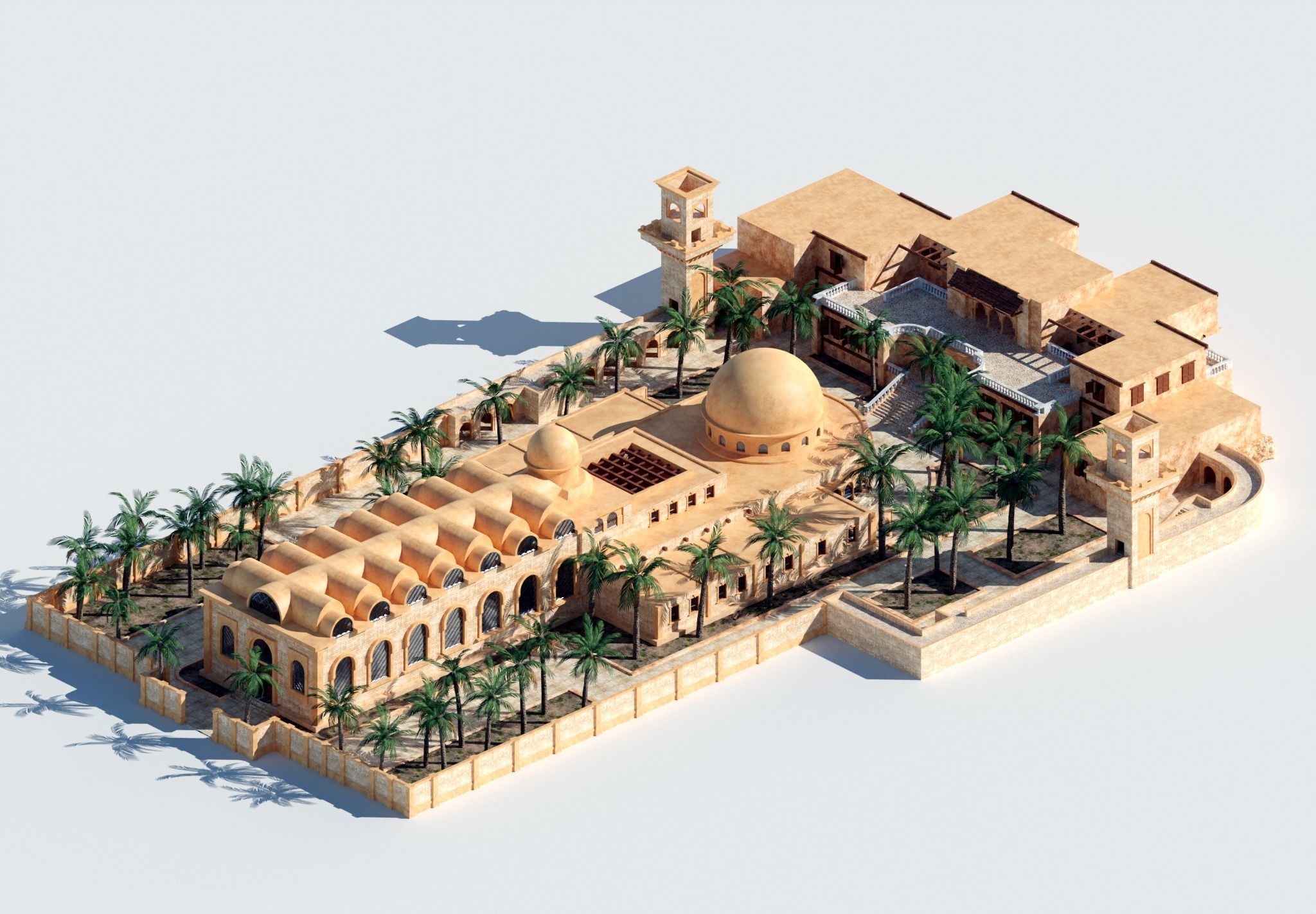 ancient desert buildings 3D Model Collection | CGTrader