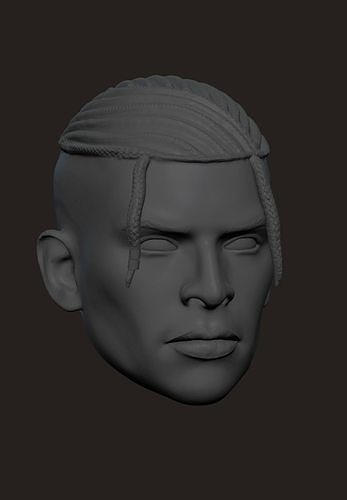 Static Shock Head Sculpt 3D model 3D printable | CGTrader