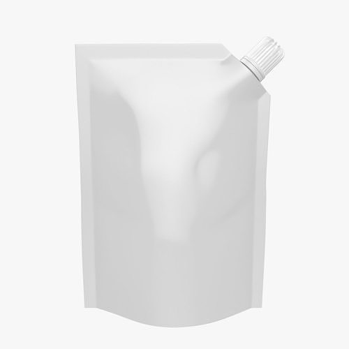 Spout Pouch Soft Bag Corner Fill High Poly 3D model | CGTrader