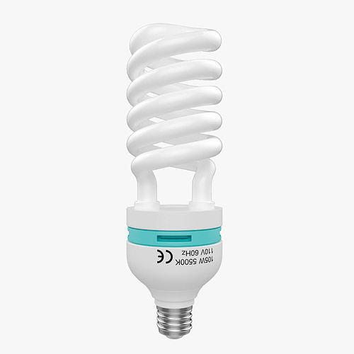 High Poly Studio Light Bulb 3D model | CGTrader