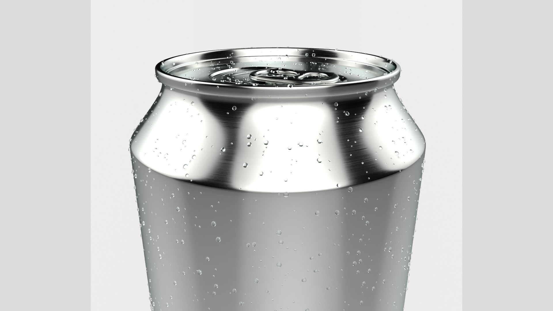 Soda Can King Size 1000ml Water Drops 3D model | CGTrader