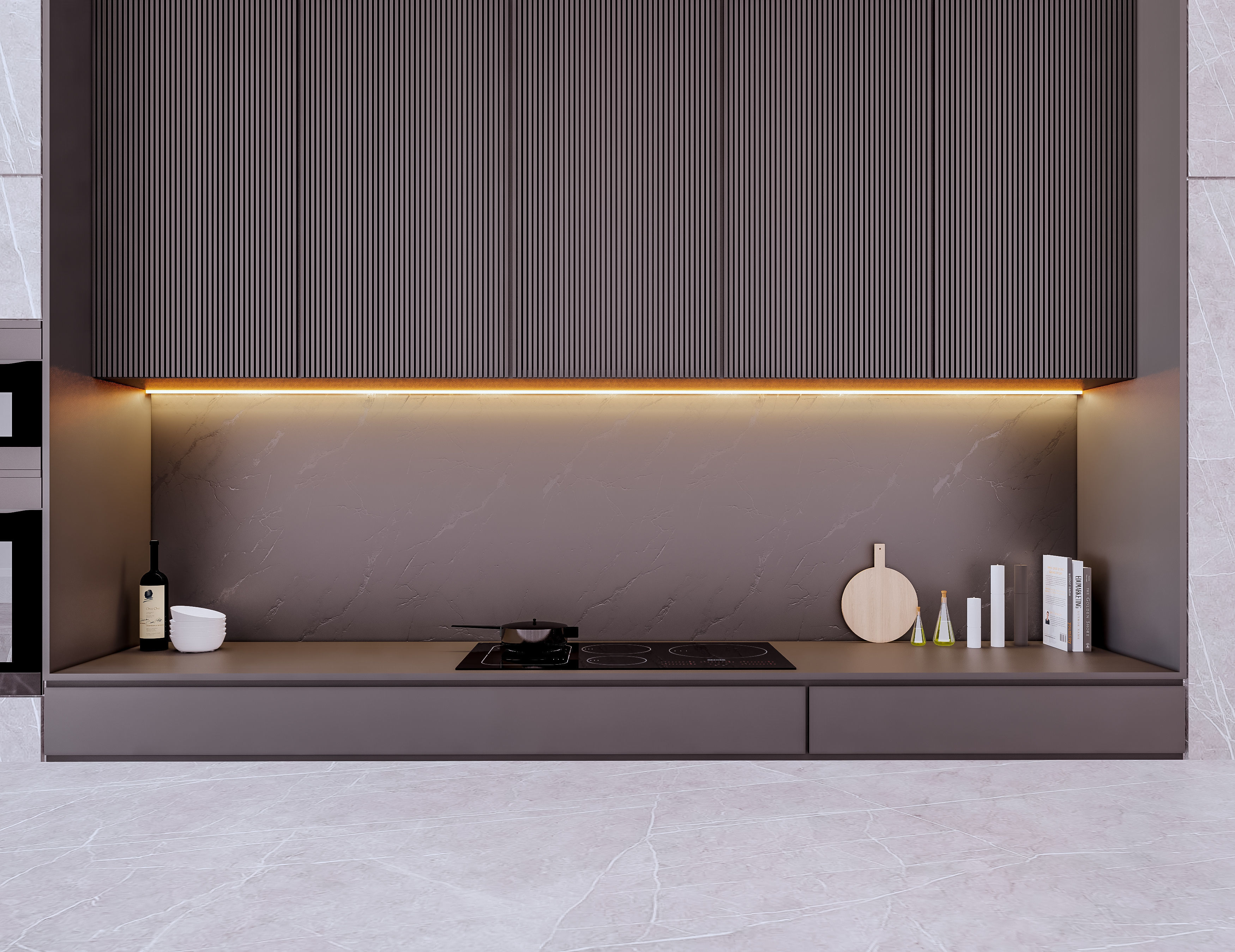3D model Modern Kitchen Created in Revit 13 VR / AR / low-poly | CGTrader