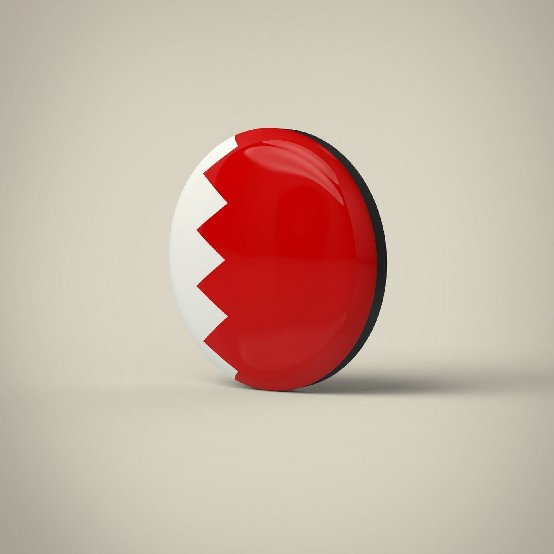 3D model Bahrain Badge VR / AR / low-poly | CGTrader