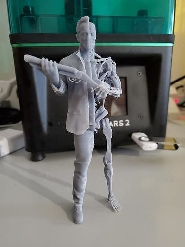 Terminator Arnold Schwarzenegger T800 Half Human Half Cyborg 3D 3D ...