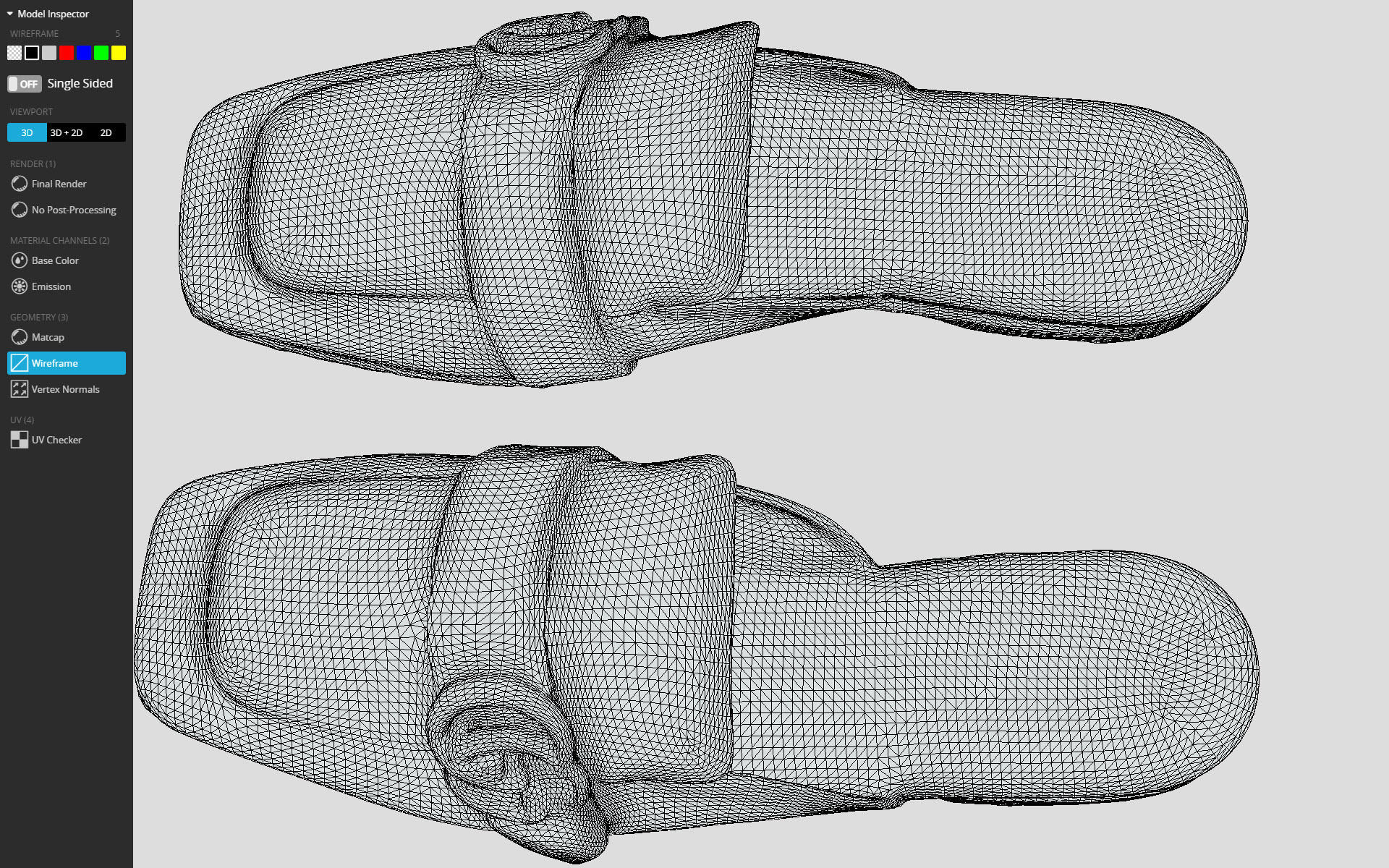 Gucci woman luxury fashion leather slippper 3D model | CGTrader