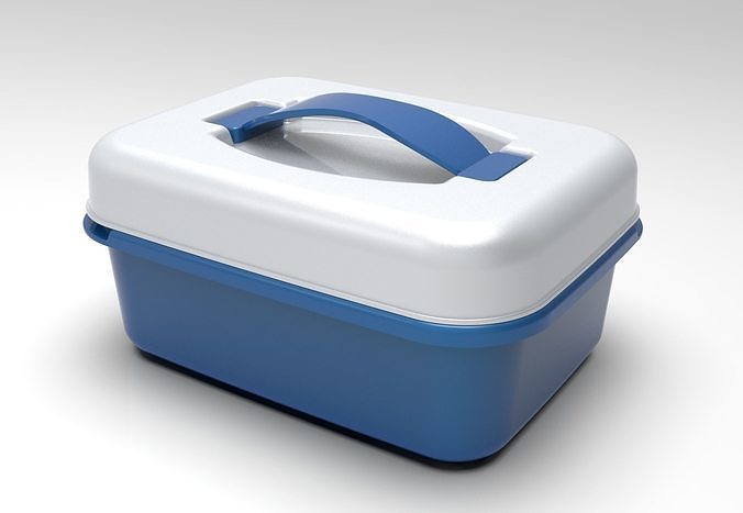 Storage box with lid 3D model 3D printable | CGTrader