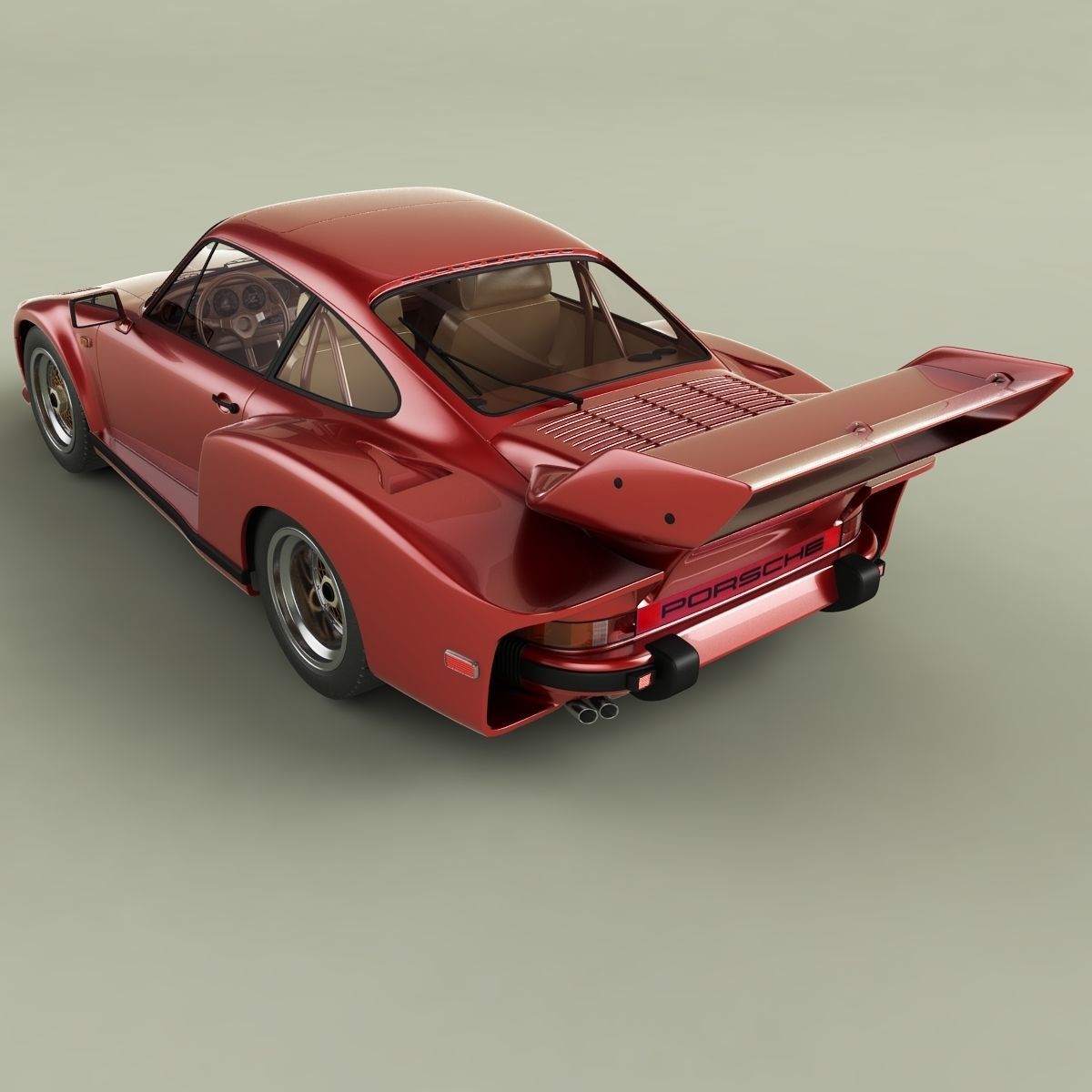 Porsche 911 935 Strassenversion 3D model | CGTrader