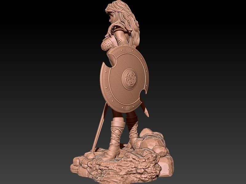 Red Sonja 3D model 3D printable | CGTrader