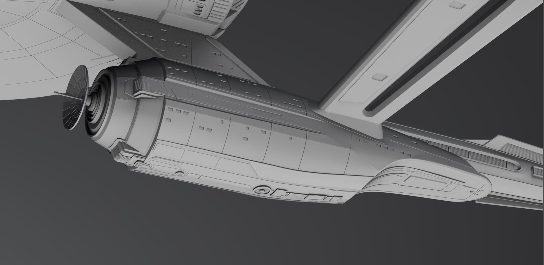 SNW Discovery Enterprise Scale model 3D model 3D printable | CGTrader