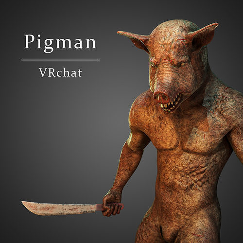3D model Pigman VR / AR / low-poly | CGTrader